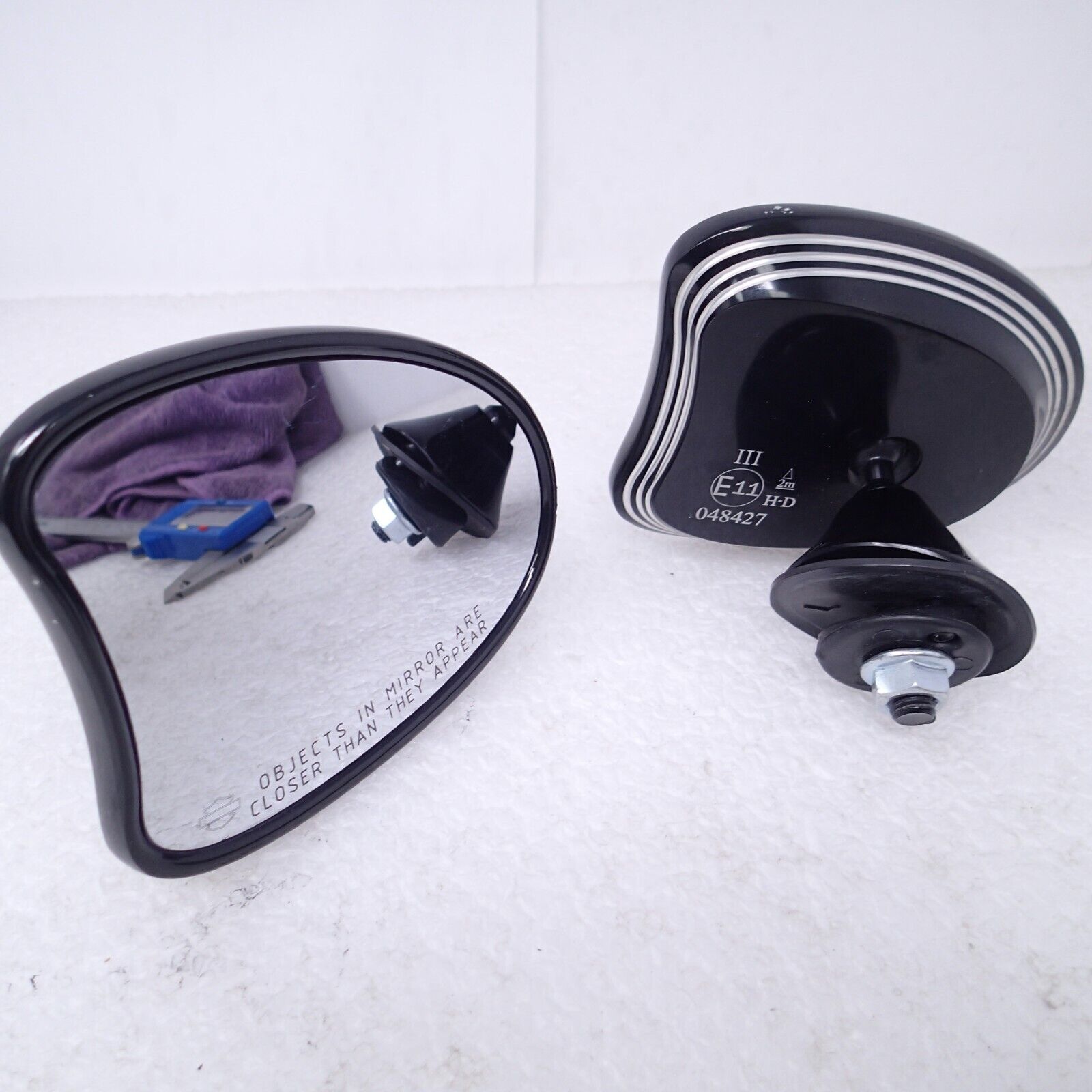 Edge Cut Tapered Fairing Mount Mirrors 56000099A USED – Precision Frame