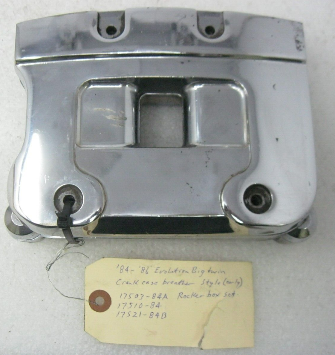 Harley-Davidson OEM 84-91 EVO Rocker Cover Upper, Lower, Spacer Set 17 ...
