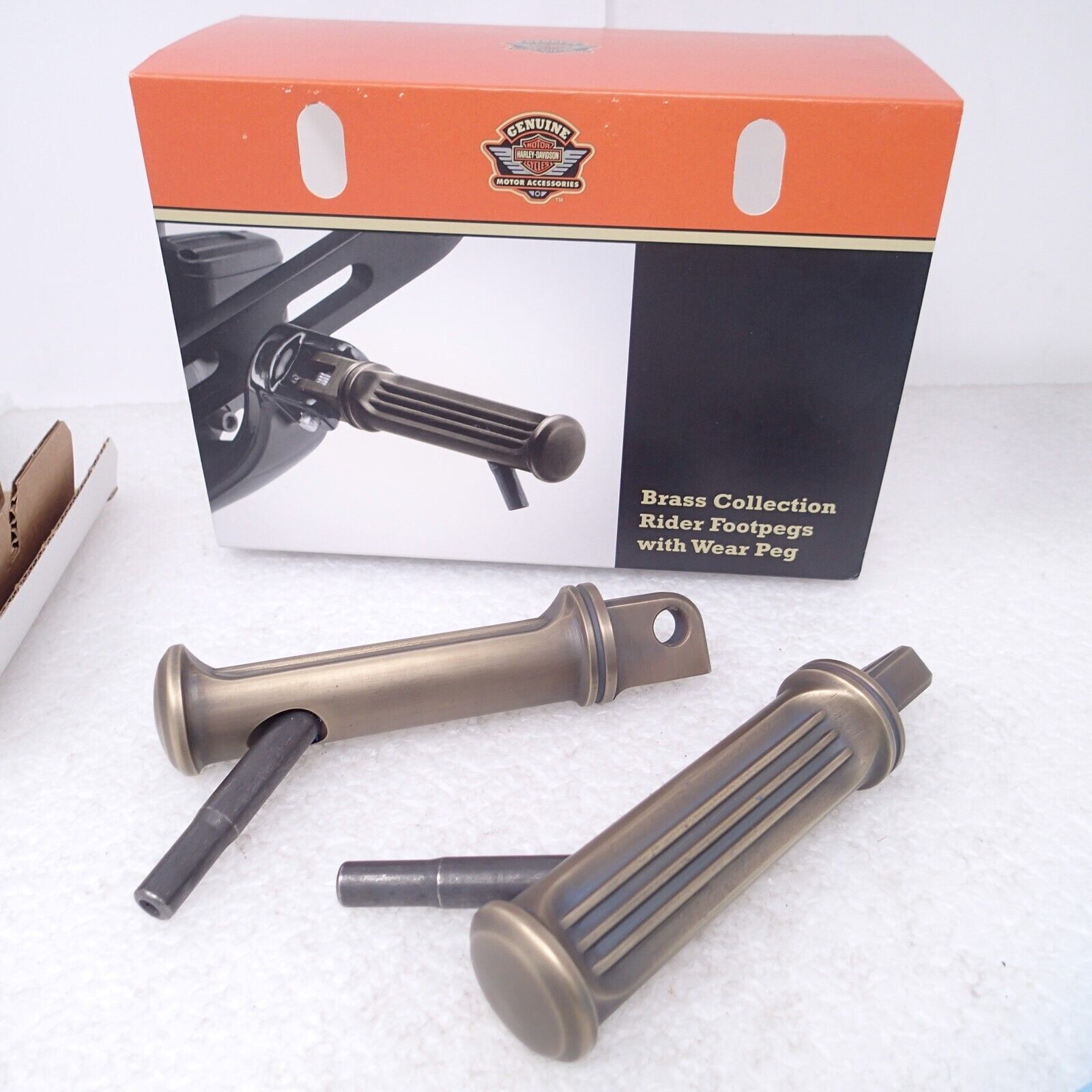 Brass Highway Passenger Foot Pegs Harley-Davidson 11 & LATER XL 505004 ...