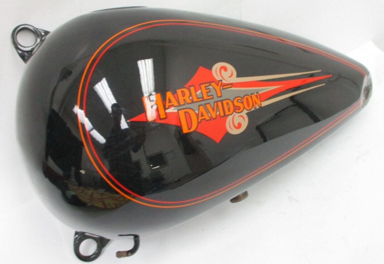 Genuine Harley-Davidson fuel tank, half, maroon an HALF-TANK-12 HARLEY ...