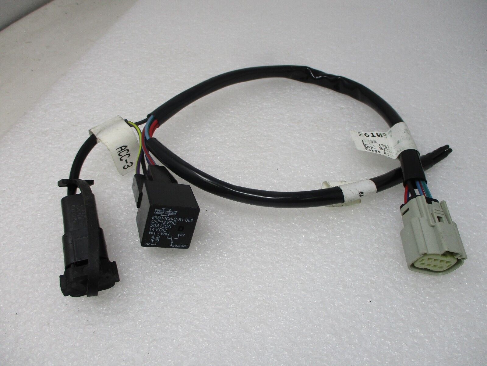 Genuine OEM Harley Davidson 896h-1ch-c-r1 wire harness connector/relay ...