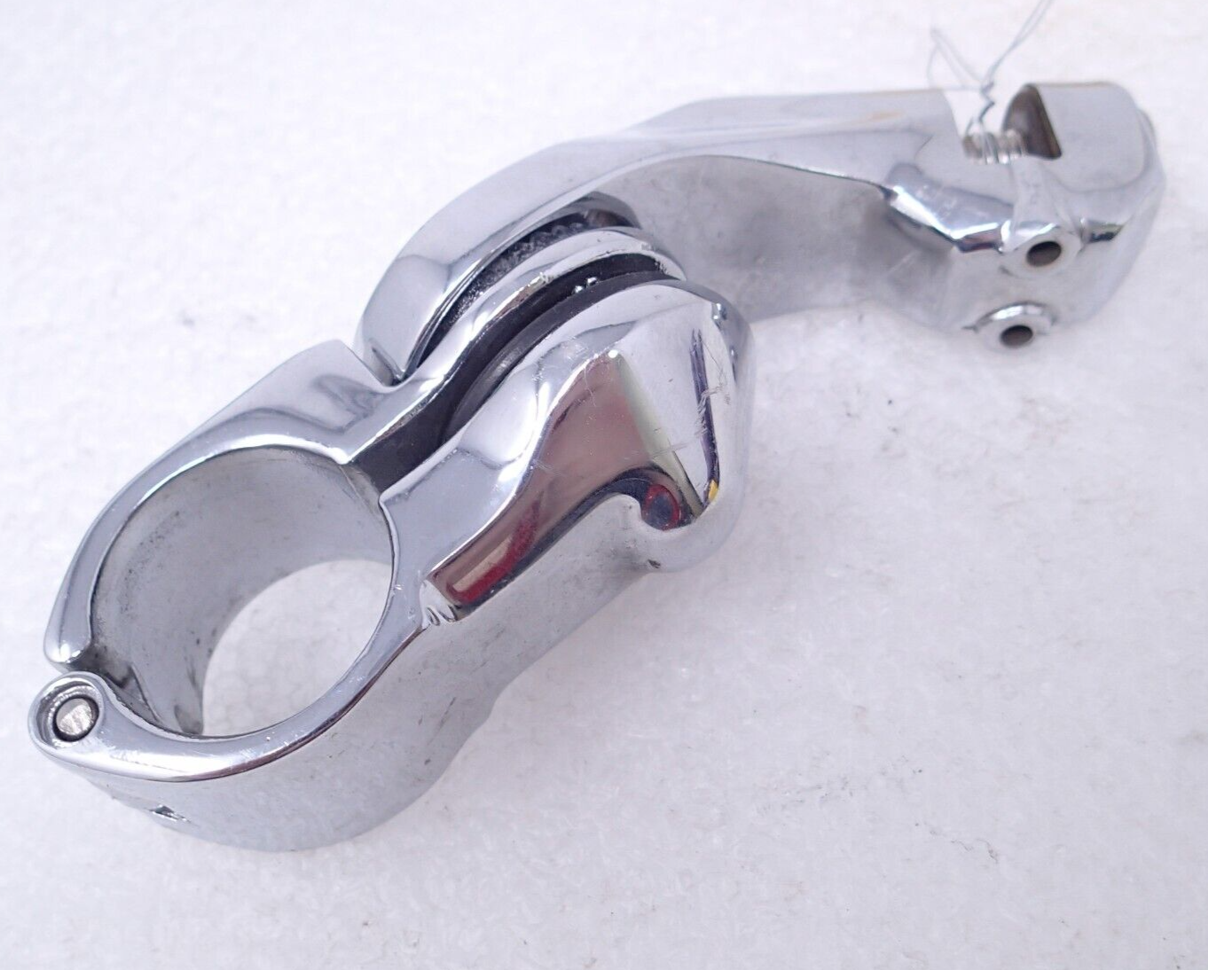 Motorcycle 1-1/4" Engine Crash Bar Highway Foot Peg Mount Clamp for Ha ...