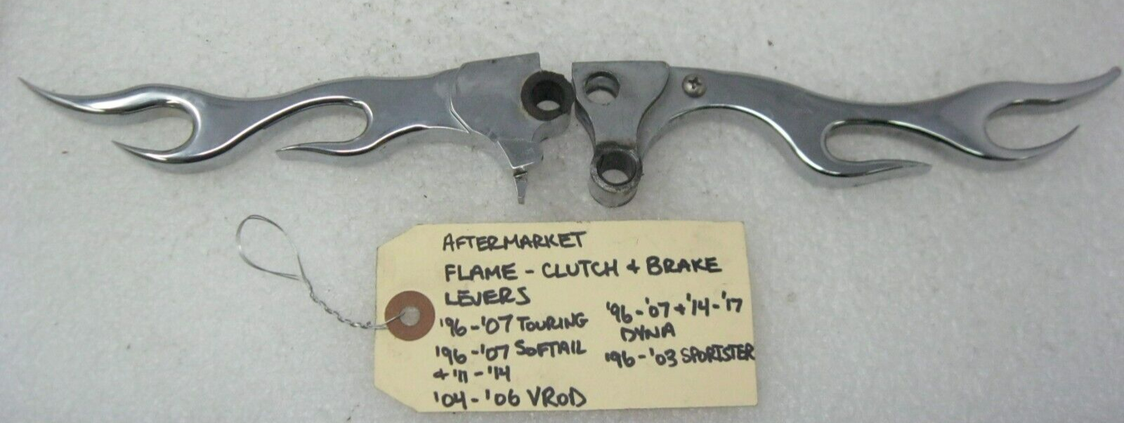 Unbranded Aftermarket Flame Clutch & Front Brake Lever for Harley-Davi ...