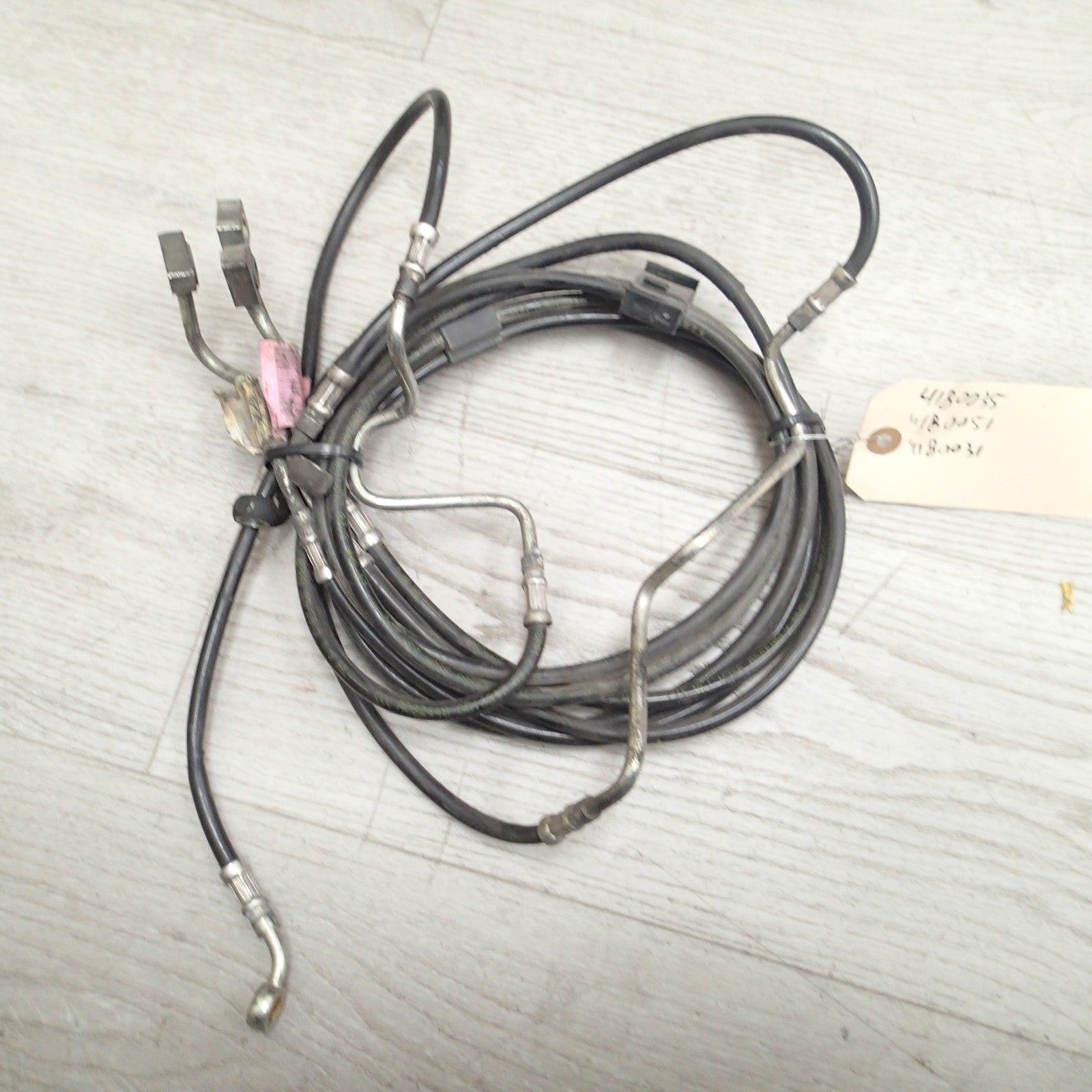 2016 Harley Street Glide CVO Front ABS Brake Hose Line COMPLETE Set ...