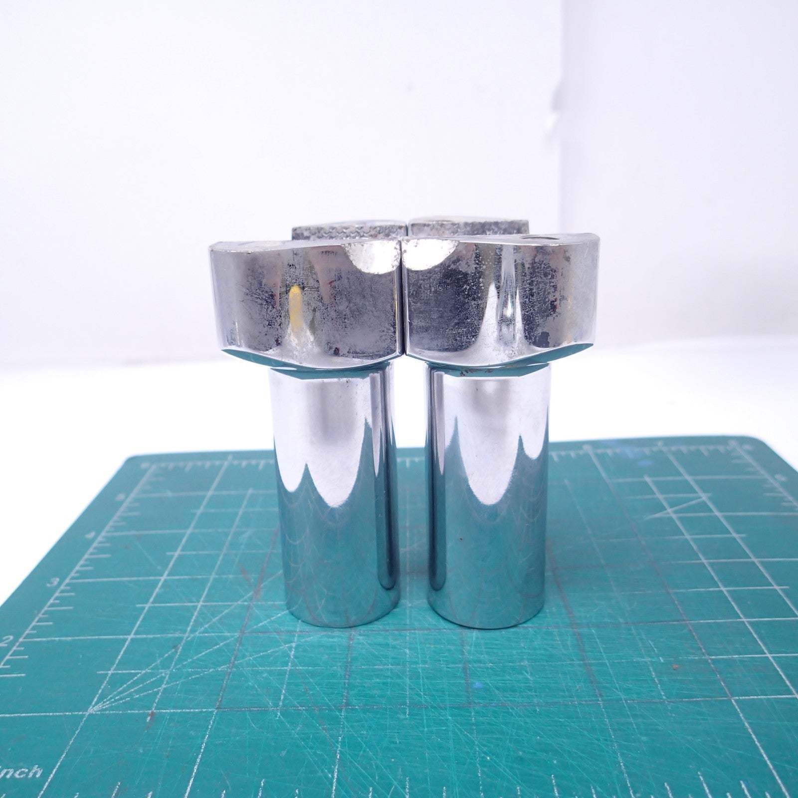 Straight Handlebar for Harley Chrome Riser 3 1/2″ for 1" Bar ...