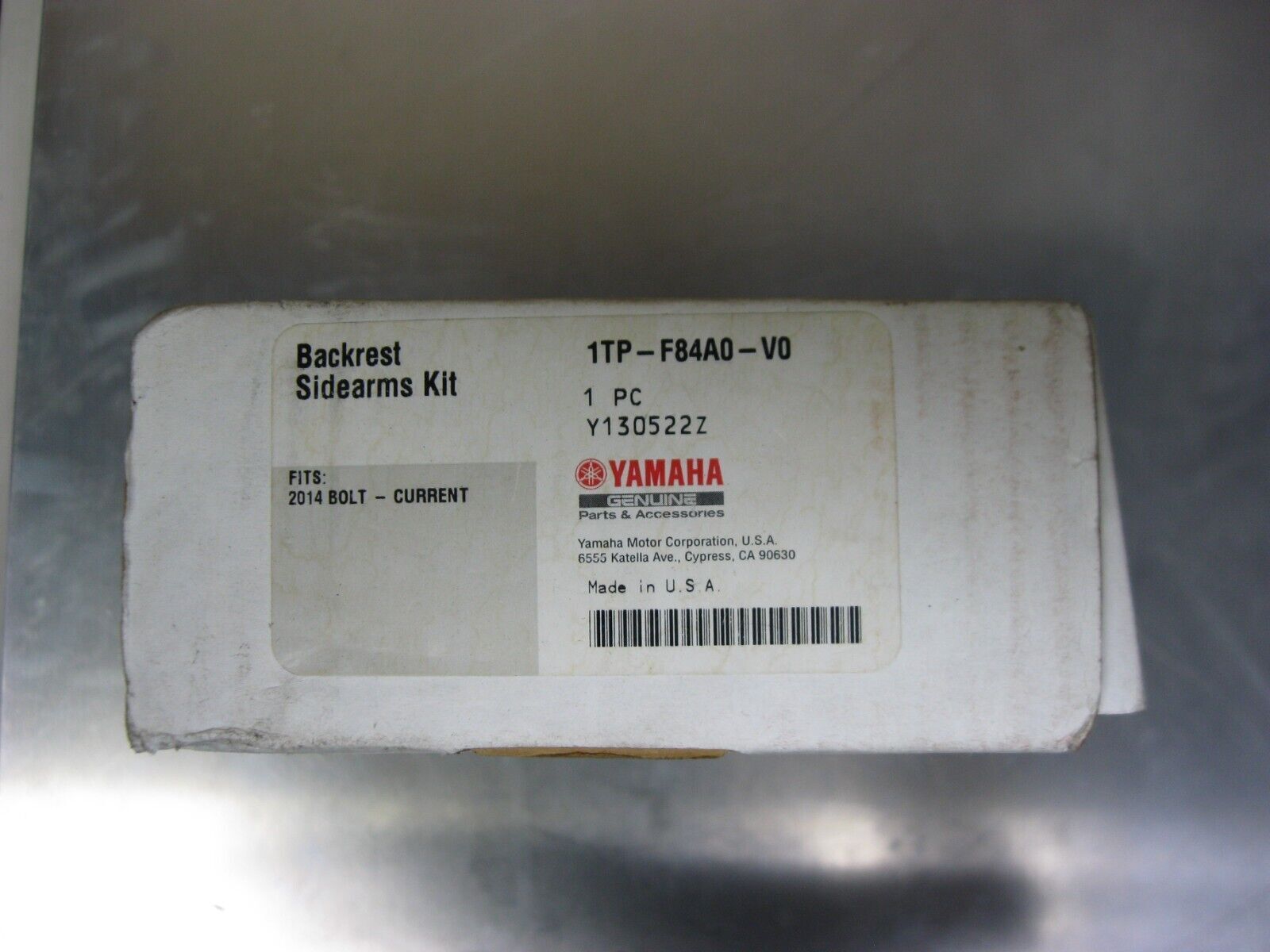 Yamaha OEM Passenger Backrest Side Arms Kit 1TP-F84A0-V0 – Precision Frame