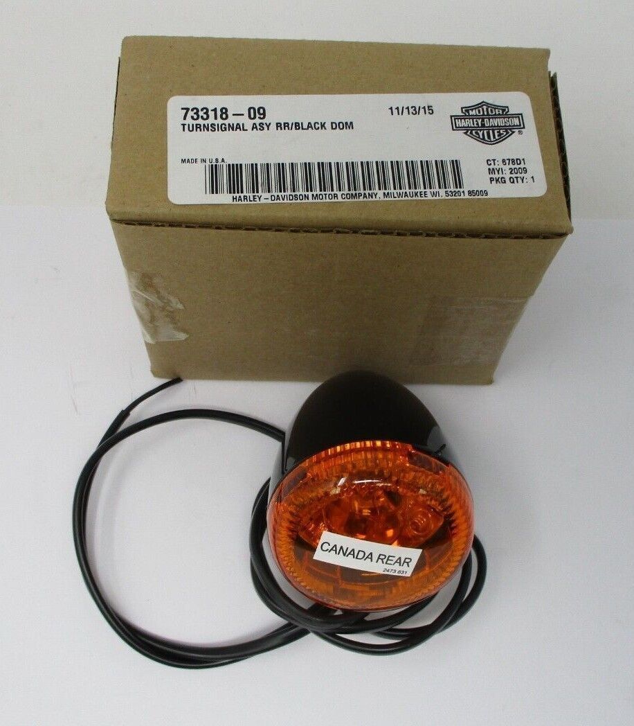 Harley Davidson OEM Sportster Rear Turn Signal Assembly 73318-09 ...