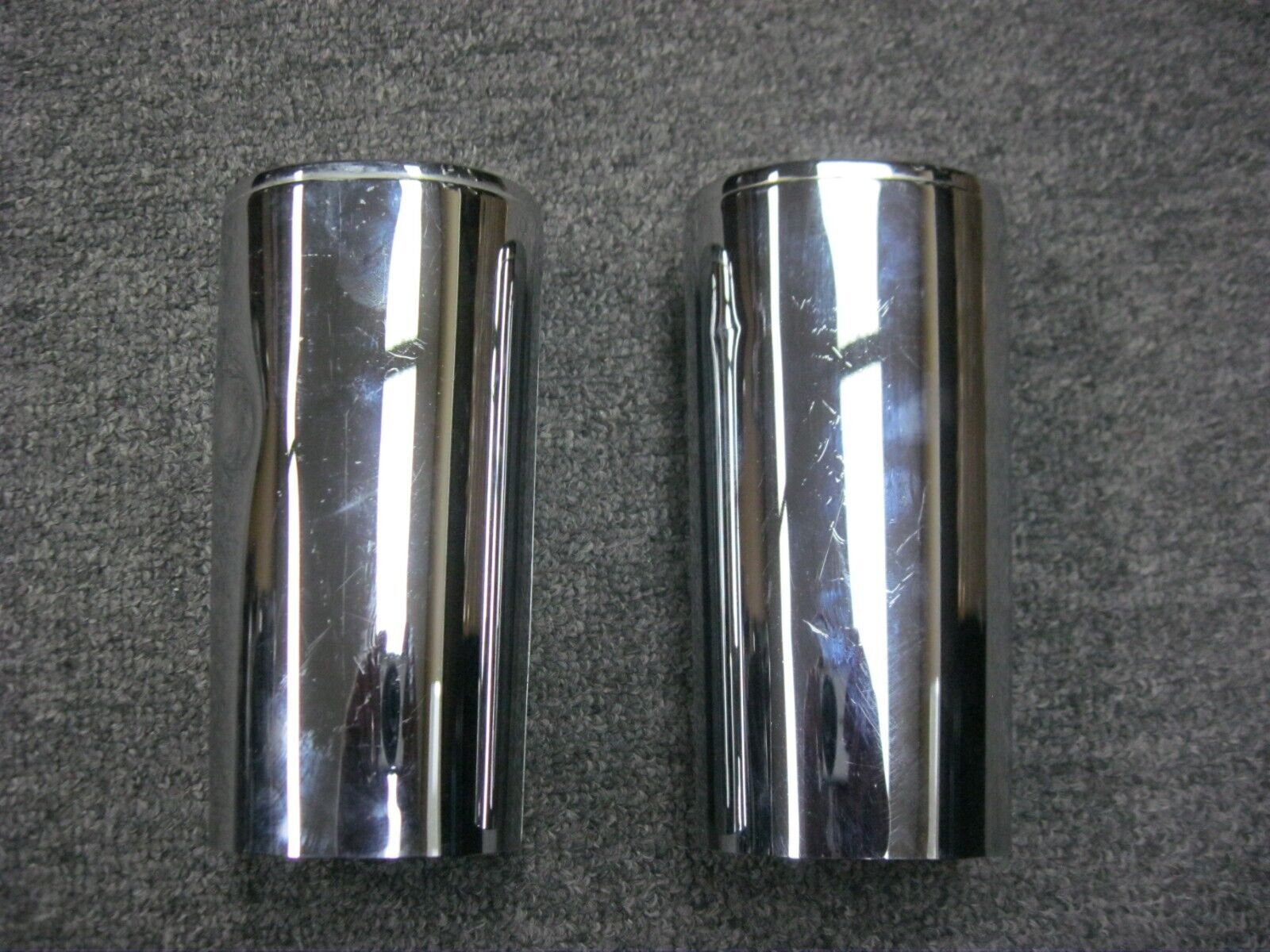 Harley Davidson OEM Pair of Fork Tube Covers (Cow Bell) 45964-86 ...