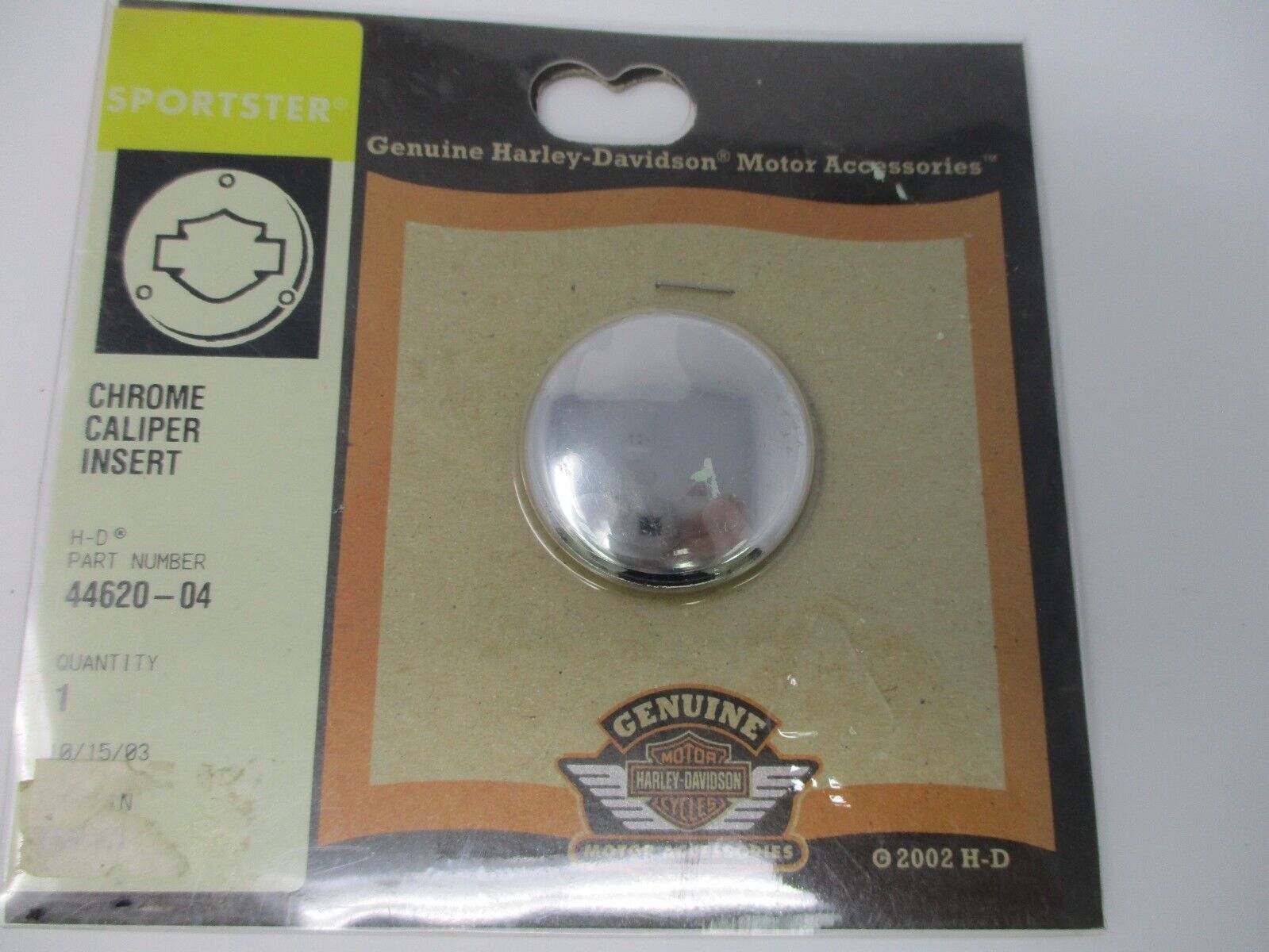 Harley Davidson OEM Chrome Caliper Insert 44620-04 – Precision Frameworx